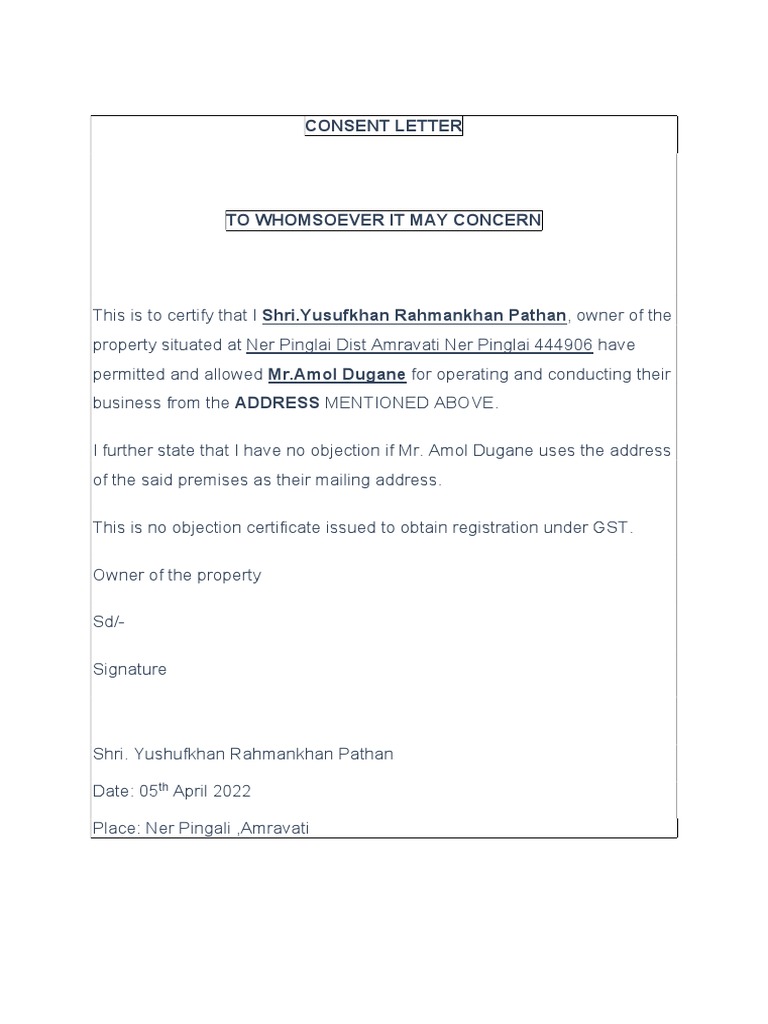 Noc GST | PDF