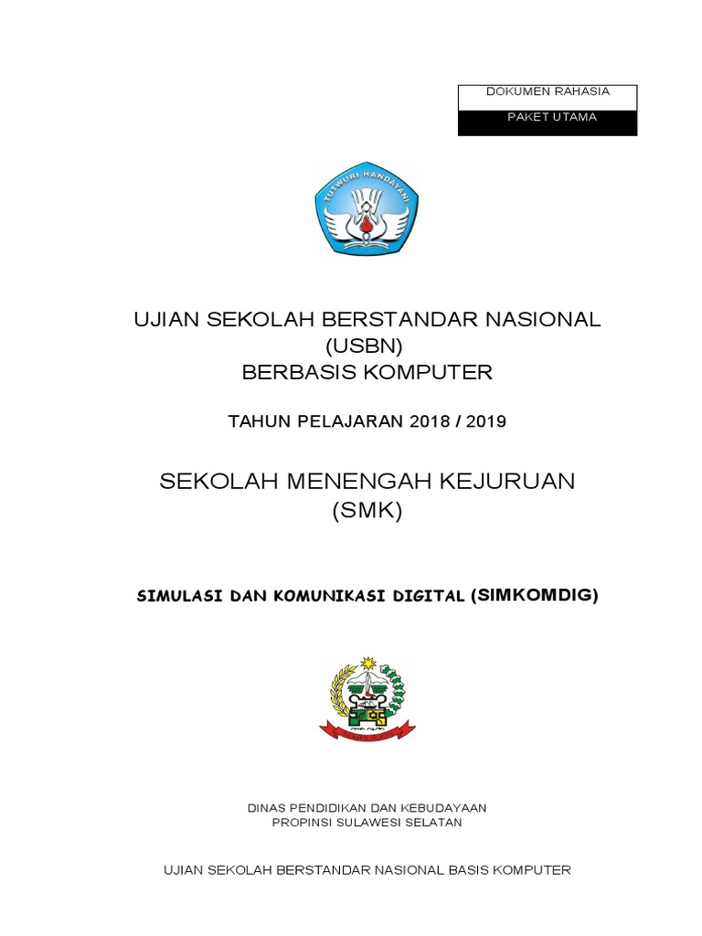 Soal Simkomdig | PDF | Seni | Komputer
