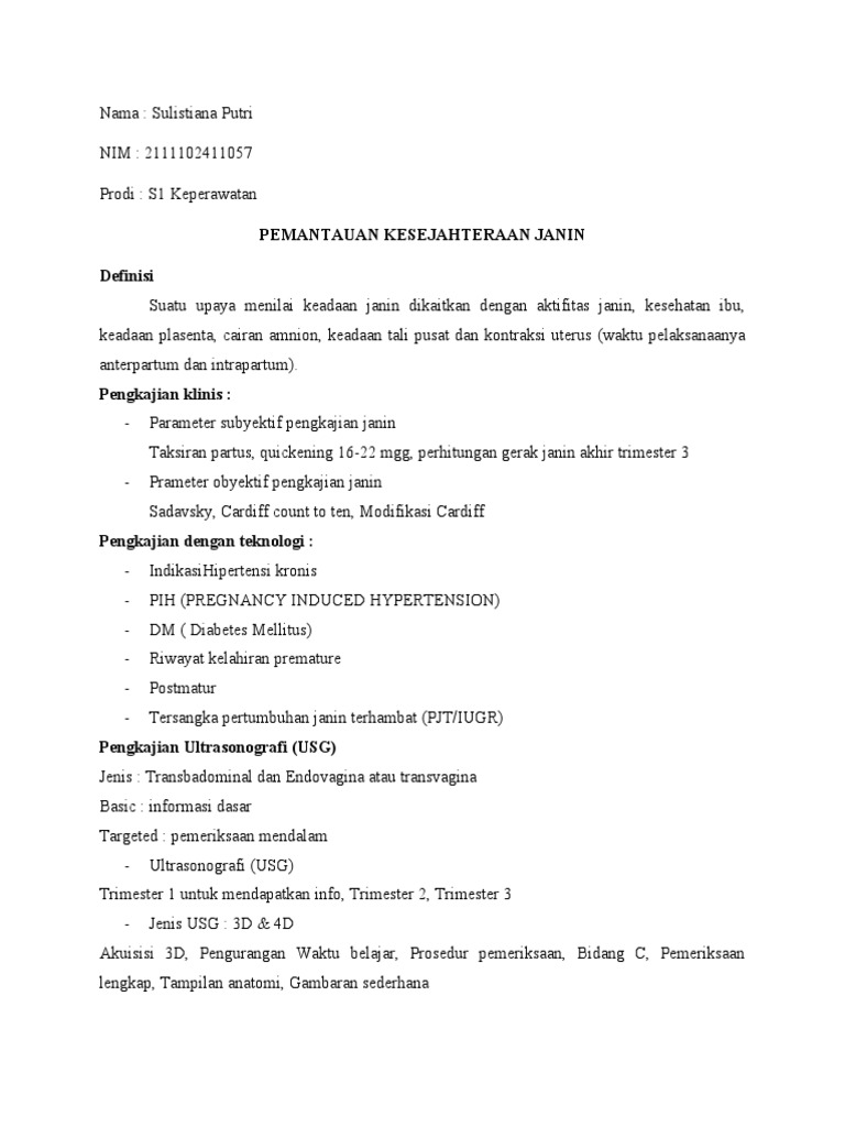 Resume Modul9 Maternitas | PDF