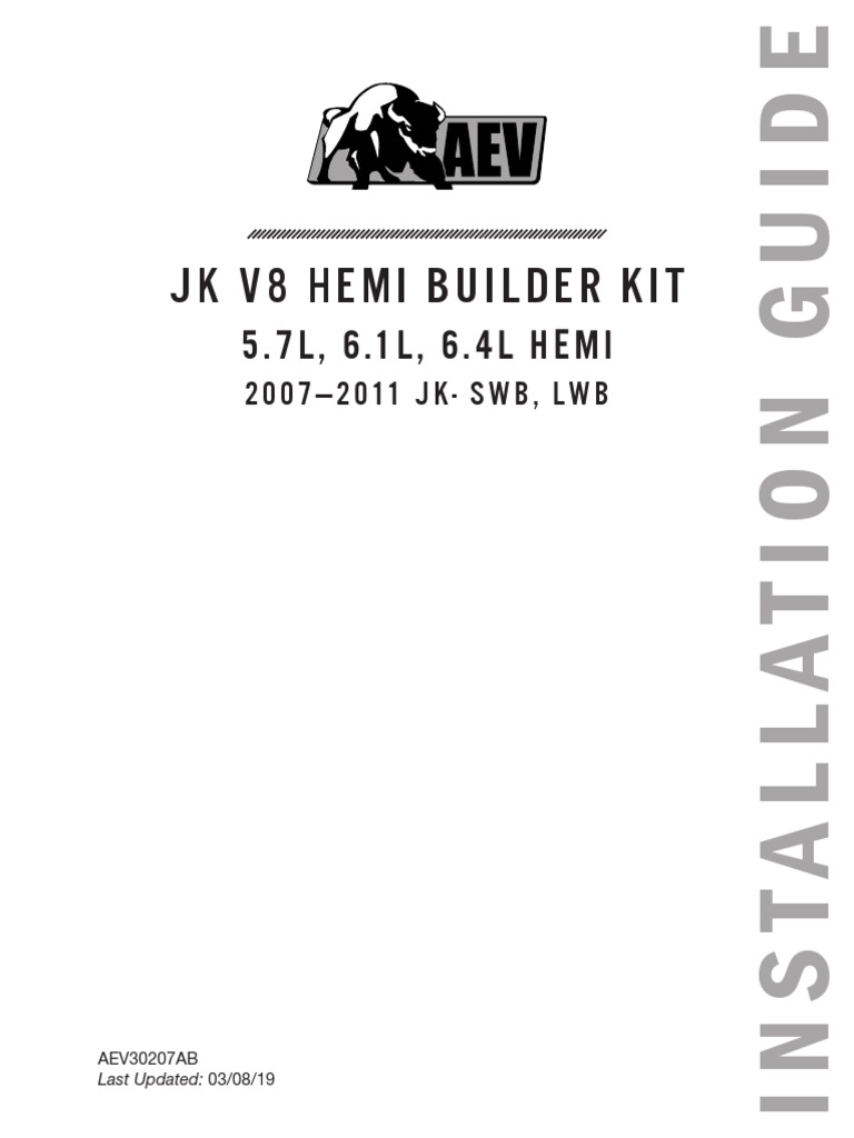 Installation Guide for Hemi Engine Swap into 2007-2011 Jeep JK Wrangler ...
