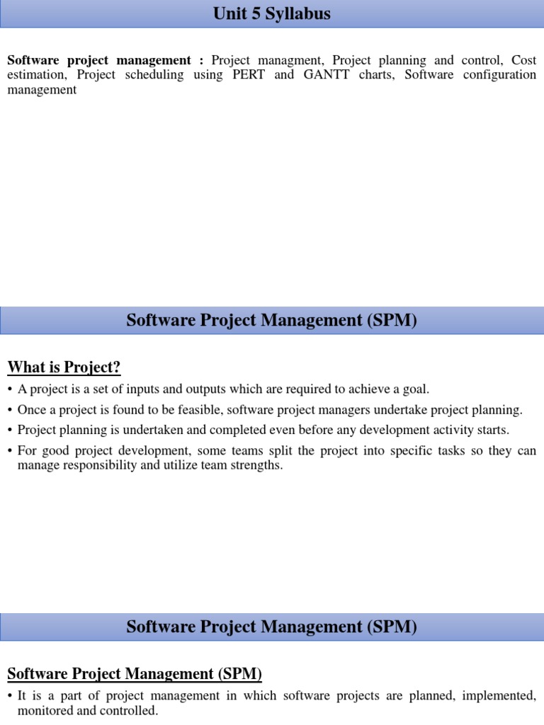 Unit 5 SPM .Image - .Marked | PDF | Version Control | Project Management