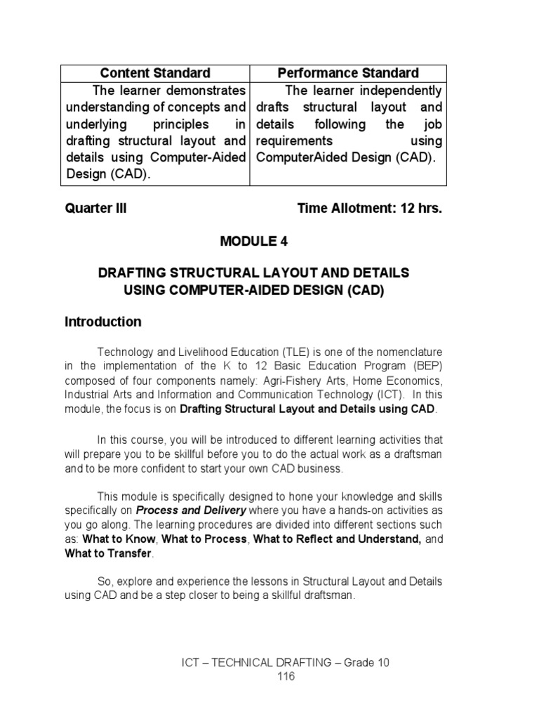 Module 4 | PDF | Technical Drawing | Computer Aided Design