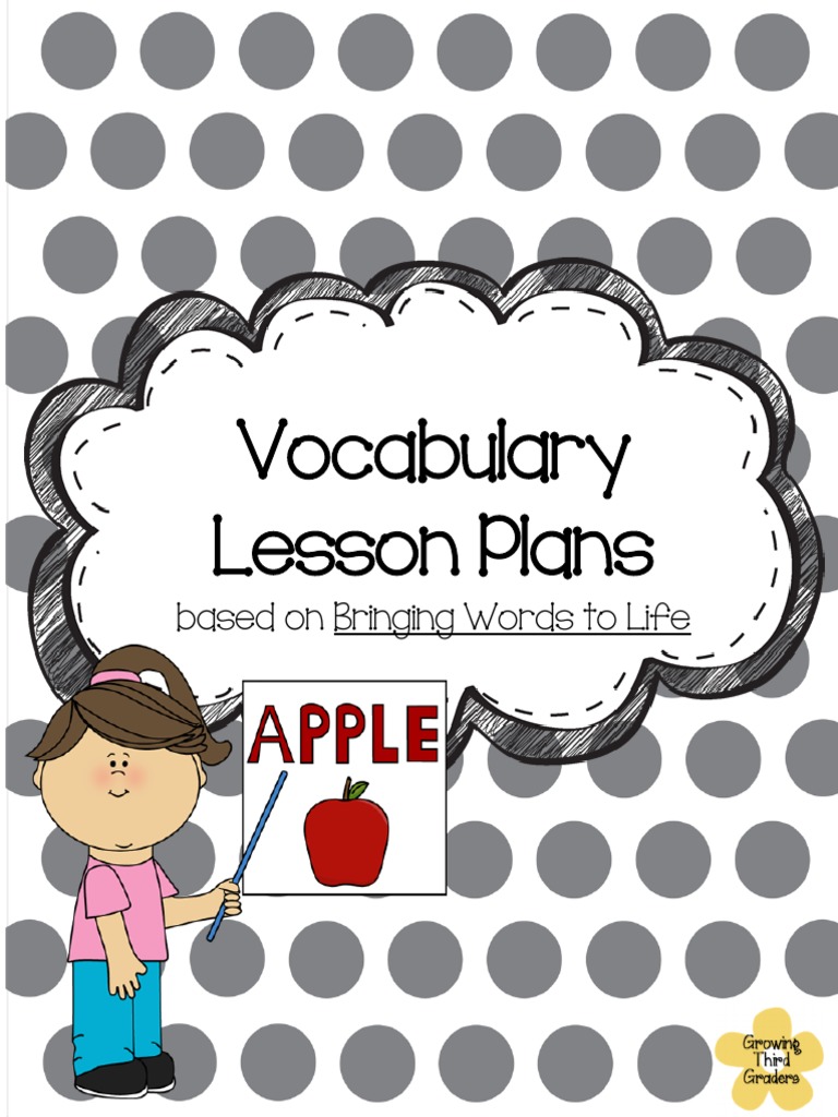 Weekly Vocabulary Lesson Plans | PDF | Vocabulary | Cognitive Science