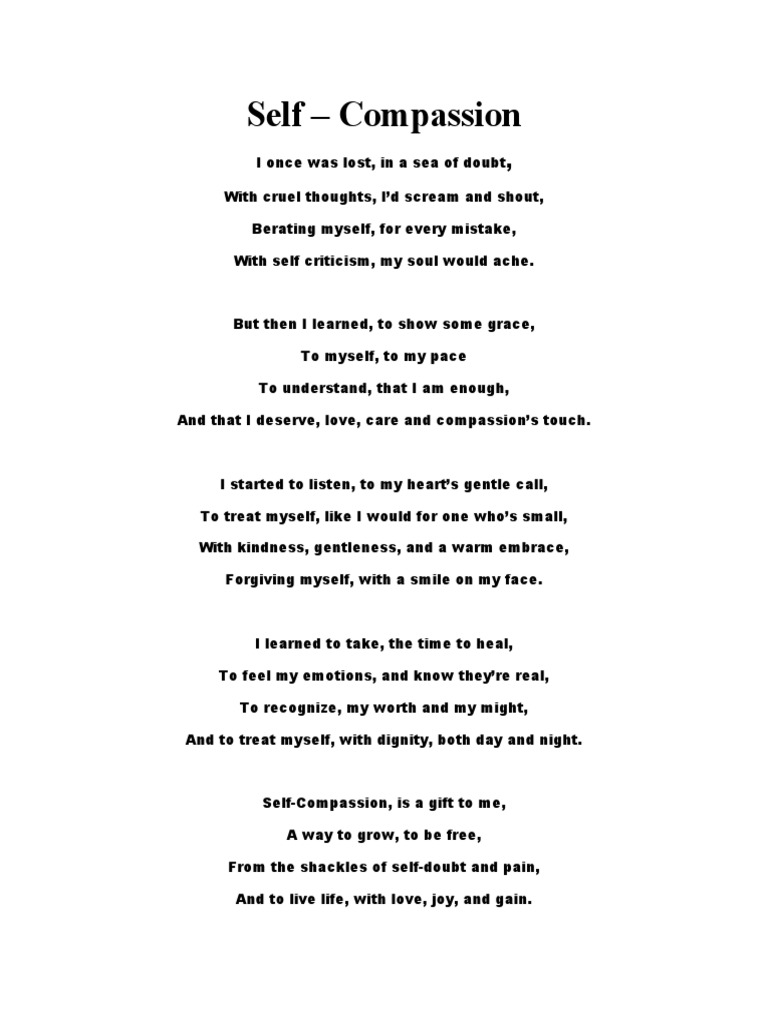 Self Compassion | PDF