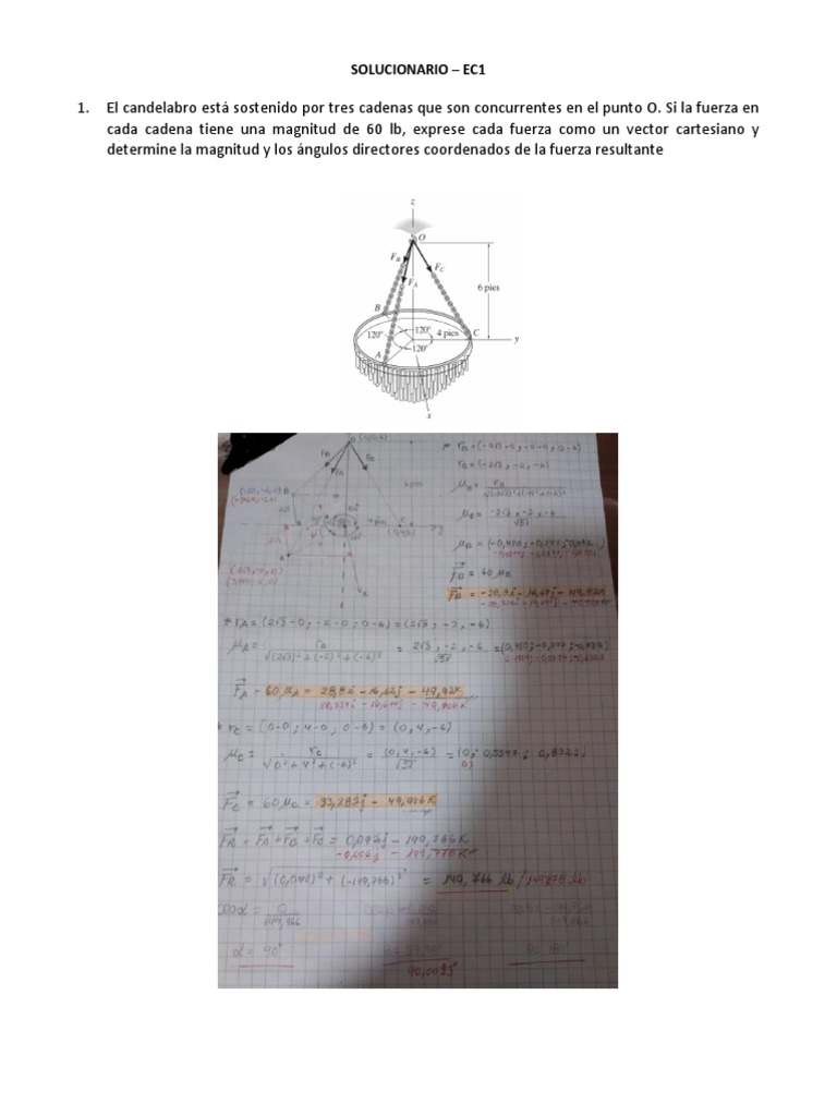 Solucionario EC1 | PDF