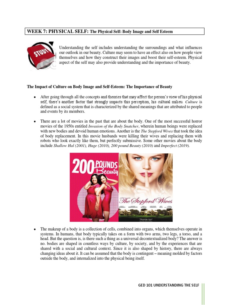Culture's Impact on Body Image & Self-Esteem | PDF