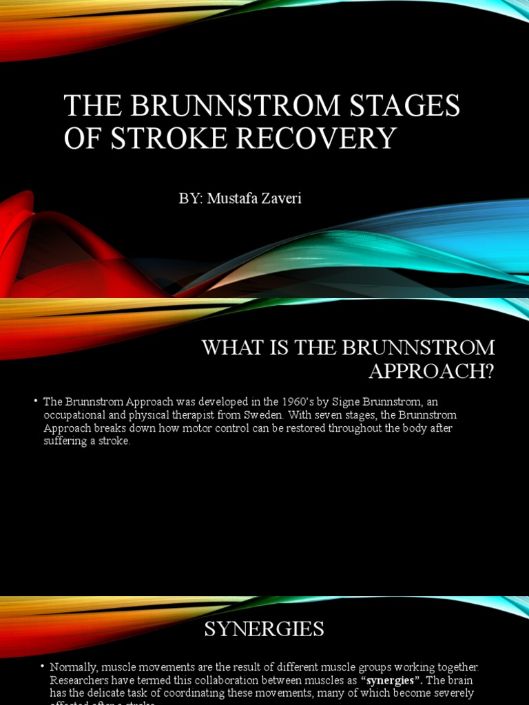 The Brunnstrom Stages of Stroke Recovery | PDF | Anatomical Terms Of ...
