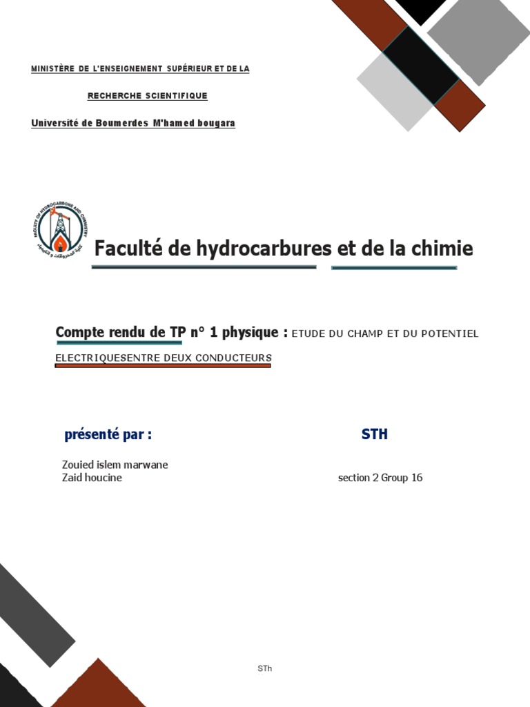 TP Phy Finale | PDF | Électricité | Champ électrique