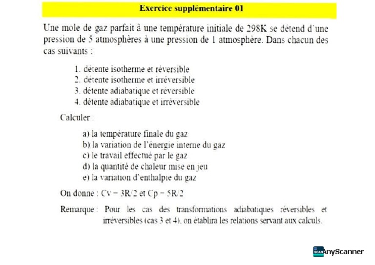 Devoir De Maison Pdf