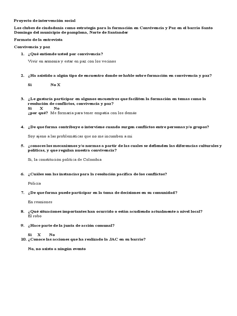 Entrevista Semiestructurada | PDF