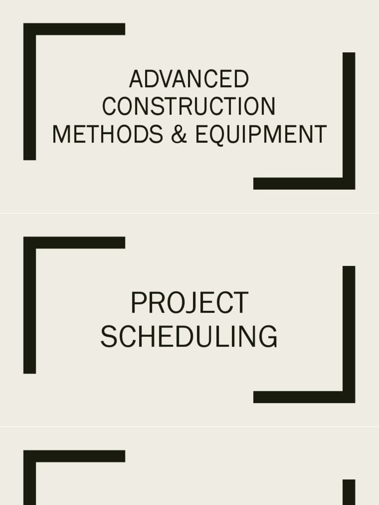 CEC002 - Module 5 - Introduction To Project Scheduling | PDF | Systems ...