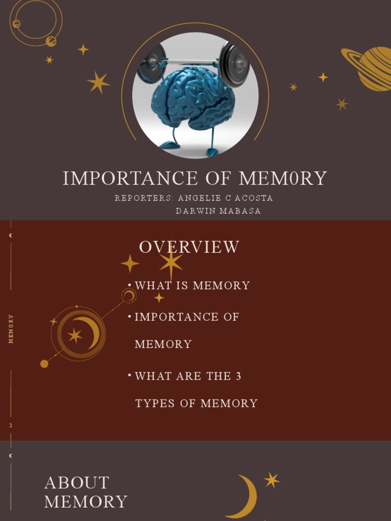 Importance of Mem0ry | PDF | Memory | Long Term Memory
