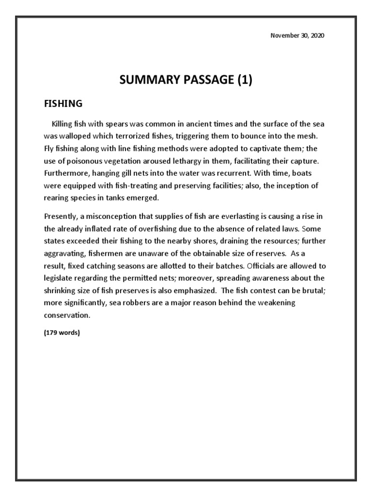Summary Passage | PDF