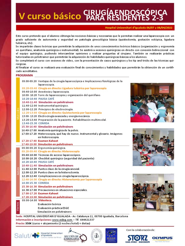 Curs Resis 2022 Sense Ponents NOVES DATES | PDF | Cirugía ...