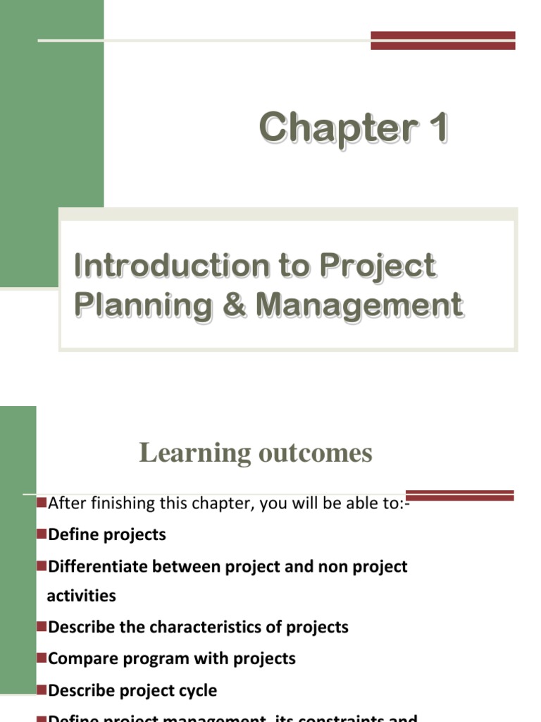 Introduction - Ch1 | PDF | Project Management | Business