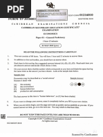 2024 May June 2024 Csec Mathematics p03 | PDF