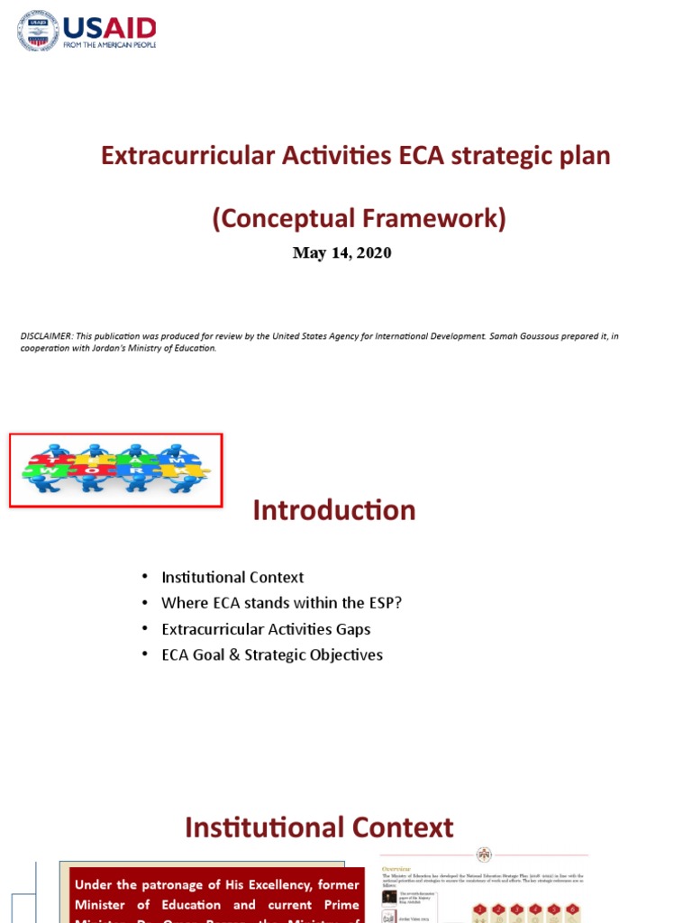 ECA Strategic Planning USAID May14 2020 | PDF