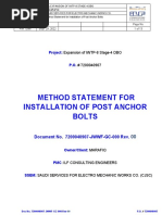 Bolt Tightening Procedure and Method Statement | PDF | Screw | Calibration