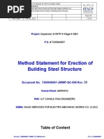 Method Statement For PEB Work | PDF | Screw | Scaffolding