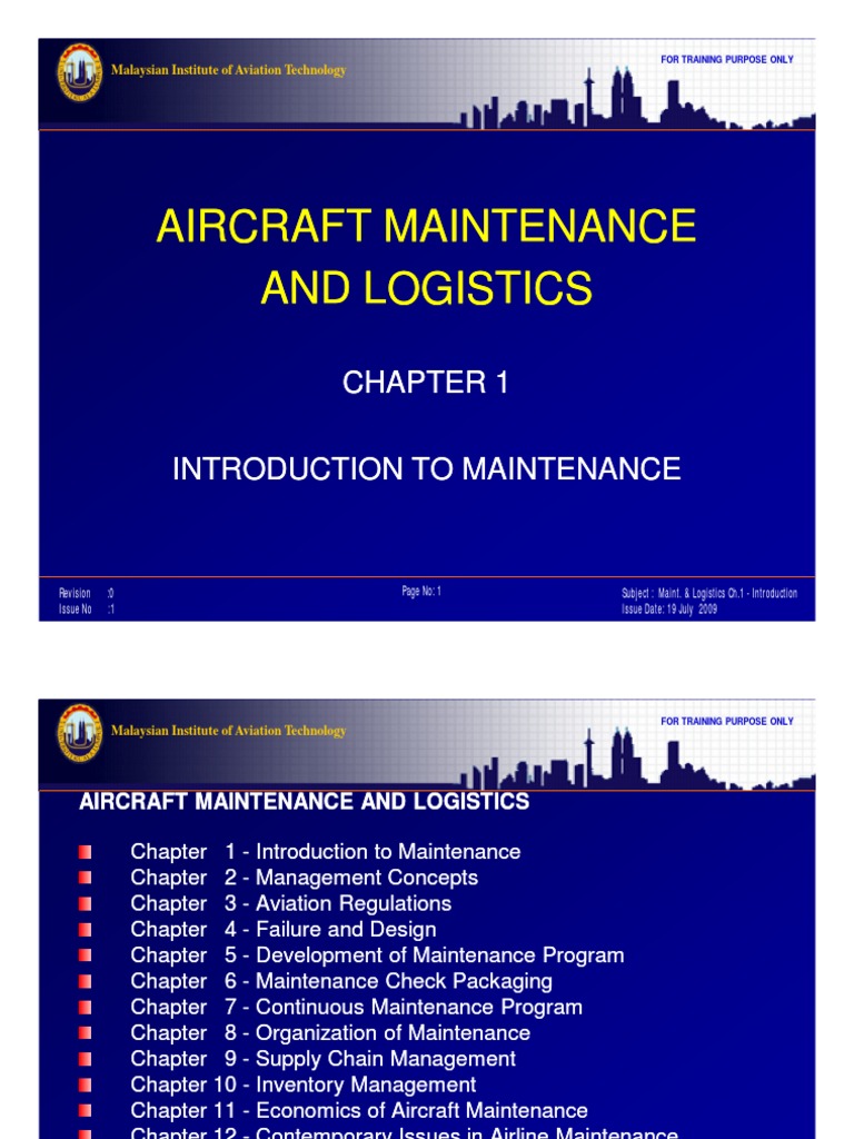Chapter 1 Introduction To Maintenance | Download Free PDF | Reliability Engineering | Systems ...