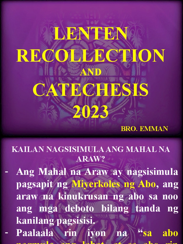 Lent and Cat | PDF