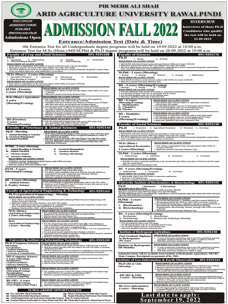 Admission2022 090922 Pdf University And College Admission Doctor