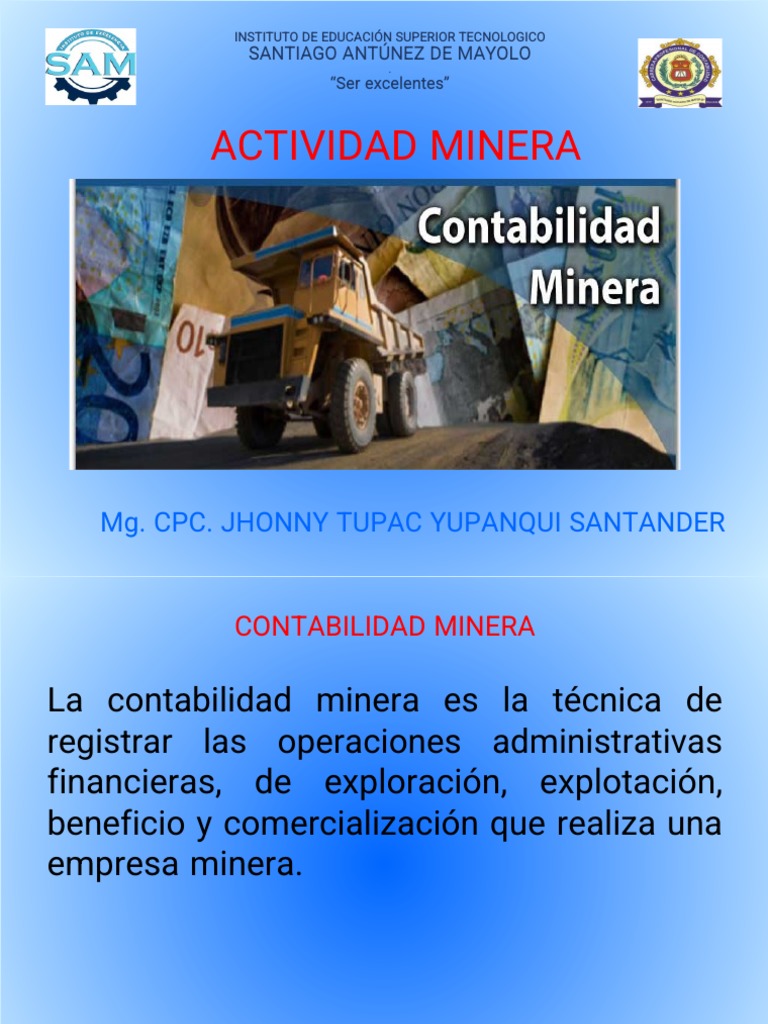 Actividad Minera | PDF