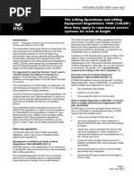 LOLER | PDF | Safety