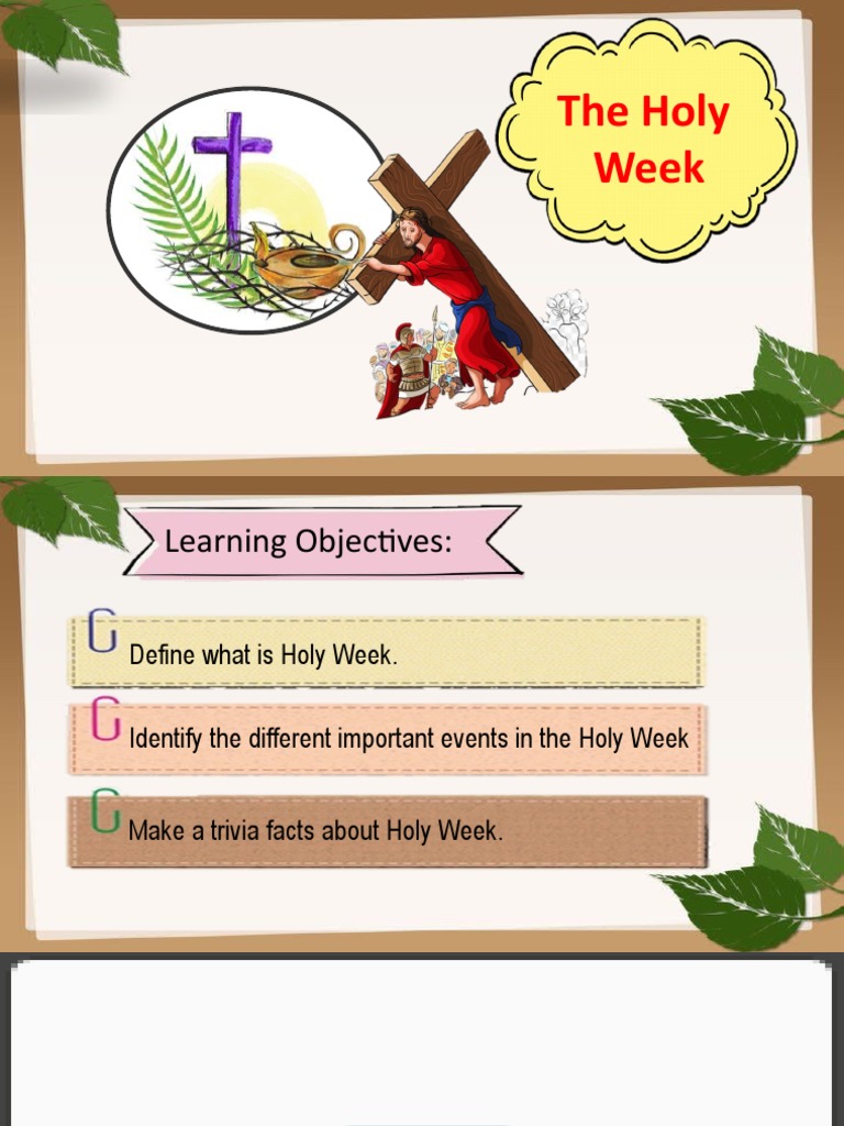 The Holy Week | PDF