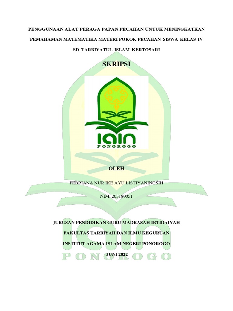 Contoh PKP Pecahan | PDF