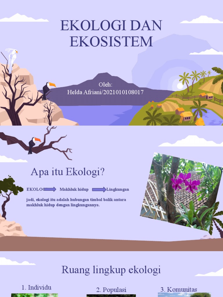 Materi Ekologi Dan Ekosistem Pdf