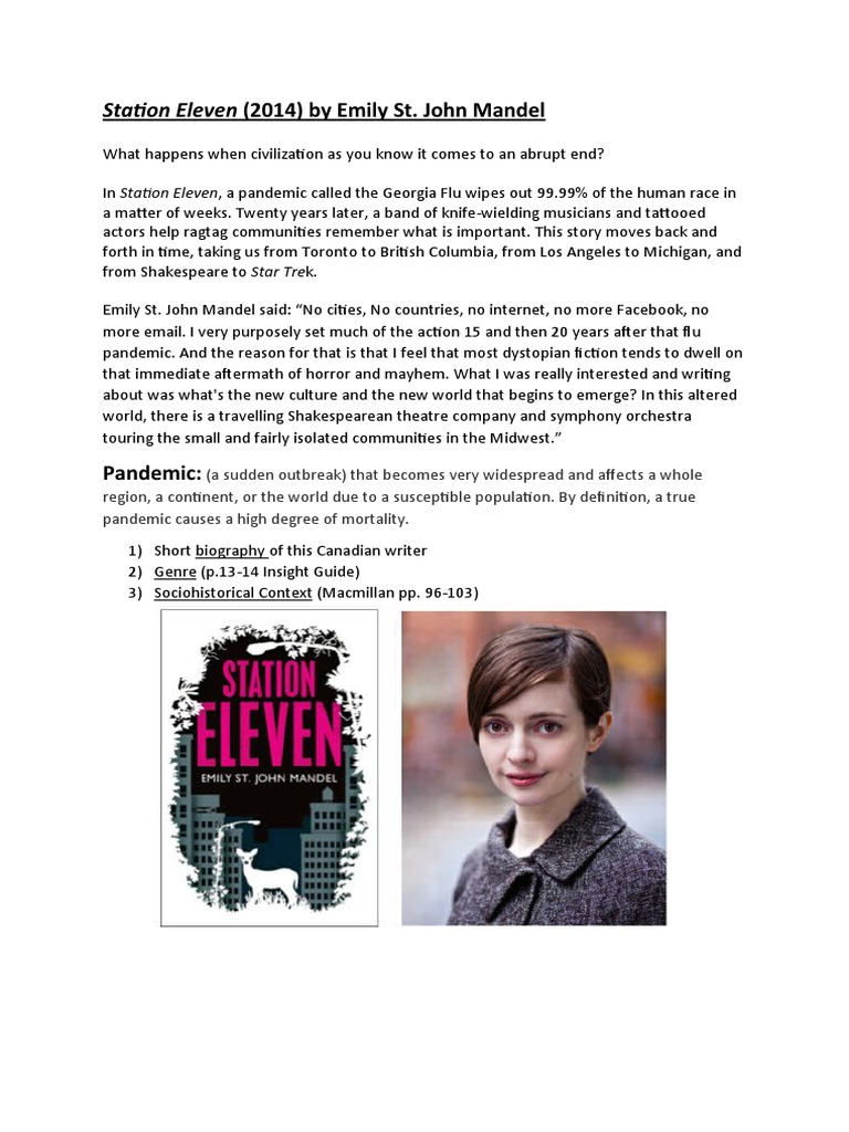 Initial Running Sheet On Station Eleven | PDF