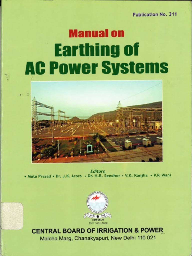 Cbip Manual 311 2011 Pdf Alternating Current Electromagnetism 7470