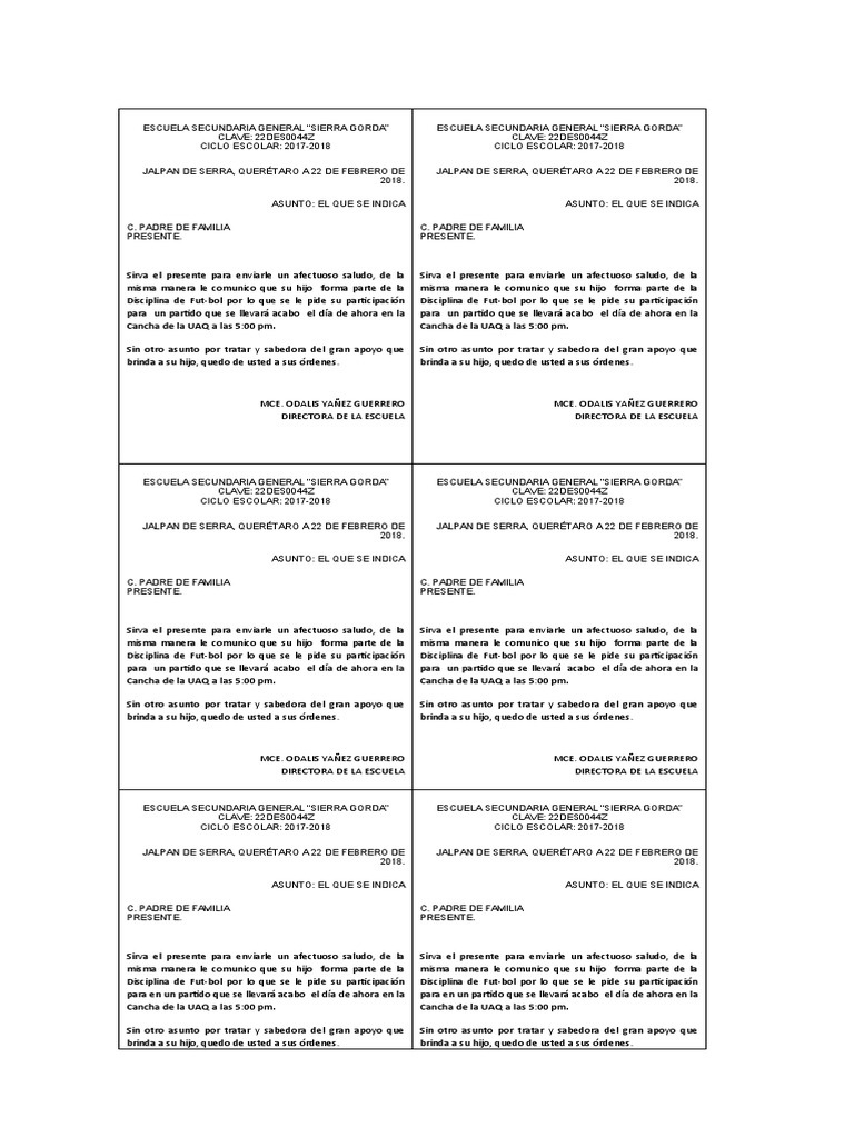Aviso Fut-Bol | PDF