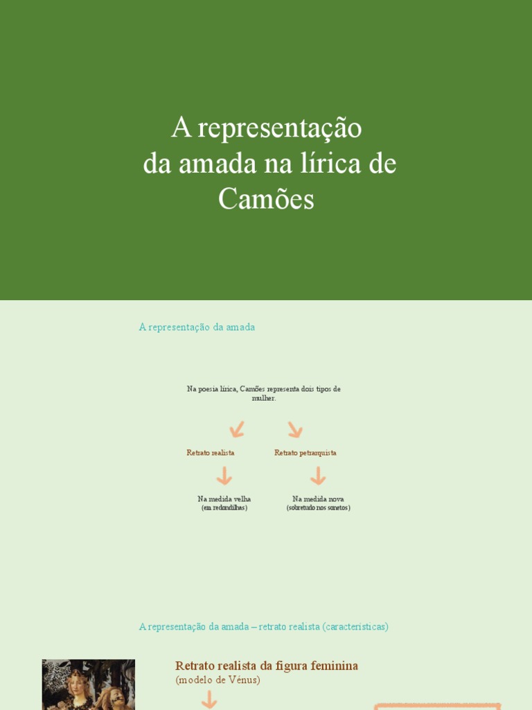 A representação da amada na lírica de Camões: entre o modelo realista e ...