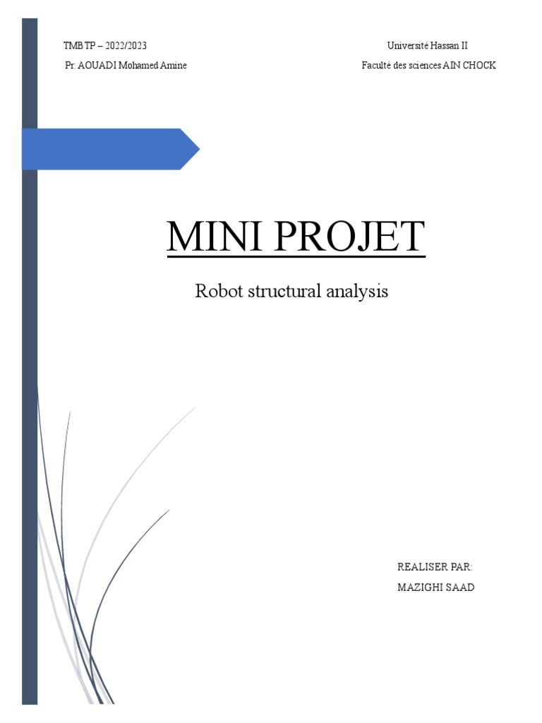 Mini Projet Saad | PDF | Ingénierie civile | Béton
