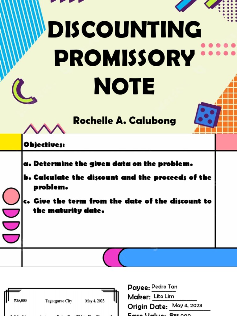 Discounting-Promissory-Note | PDF