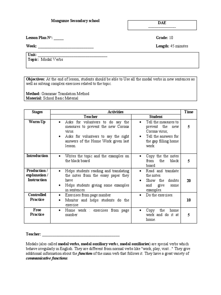 Modal Verbs | PDF | Grammar | Cognitive Science