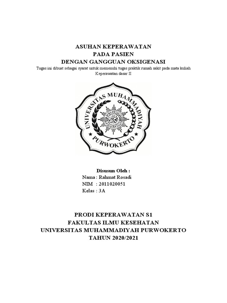 Askep Kebutuhan Oksigenasi Rahmat | PDF
