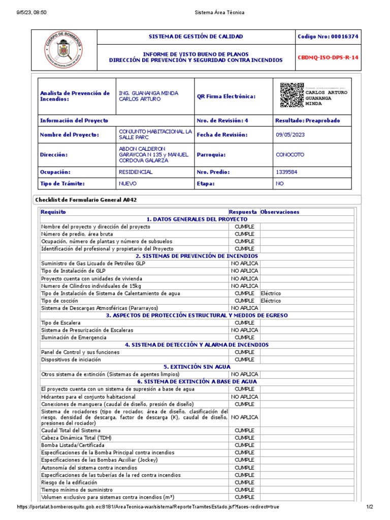 InformeDeRevision4 - Sistema Rea T Cnica | PDF