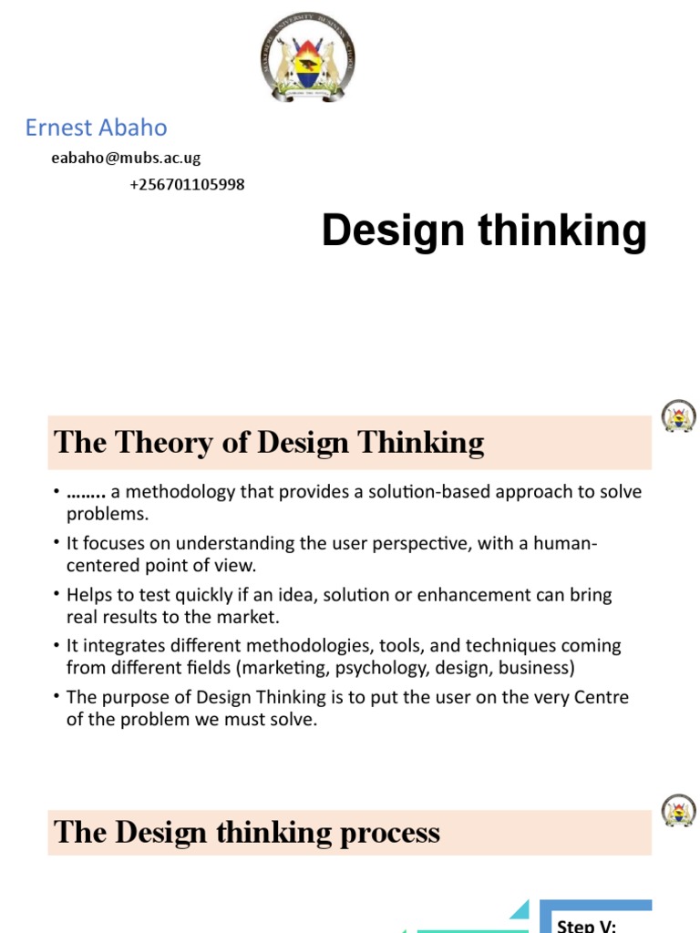 Design Thinking Slides | PDF