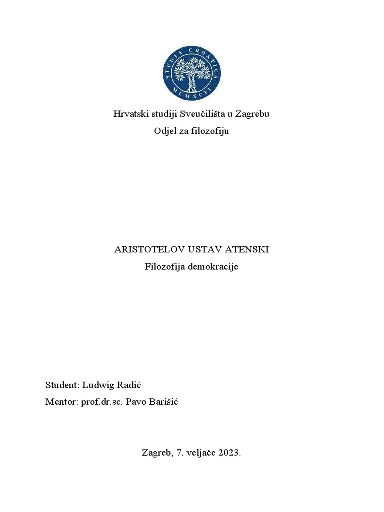 Ustav Atenski | PDF