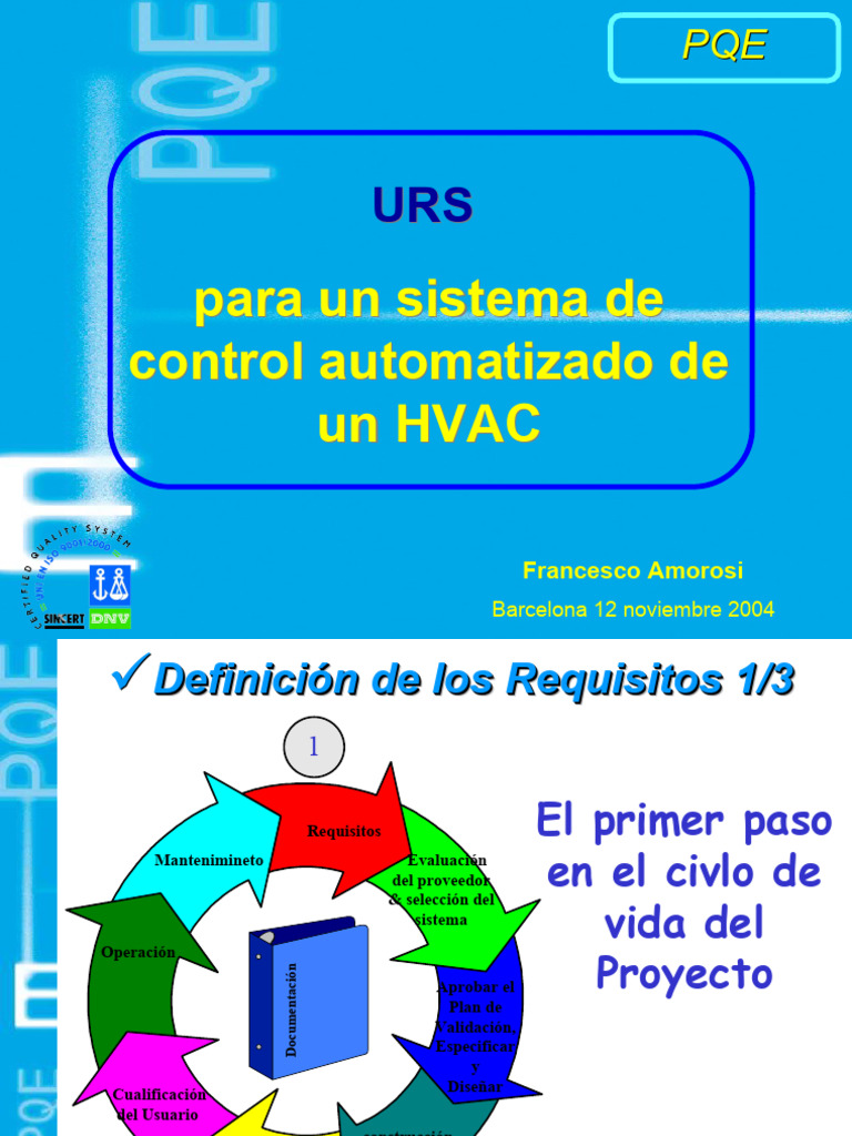 02 Importancia URS Automatizacion ESP 121104 | PDF | Contraseña ...