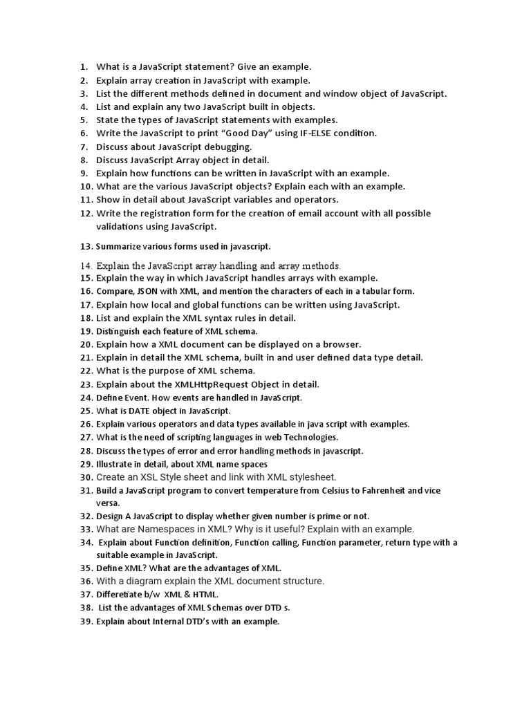 Question Bank For CAT2 | PDF