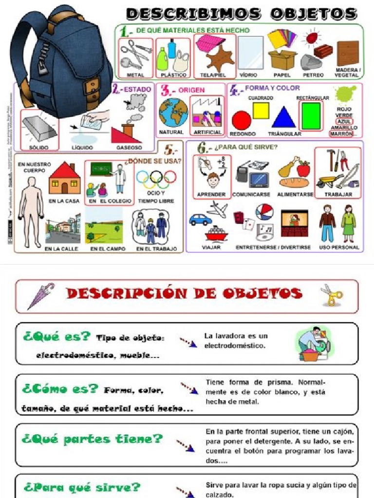 Descripción de Objetos | PDF