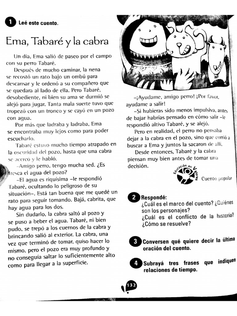 Cuento Ema Tabare y La Cabra | PDF