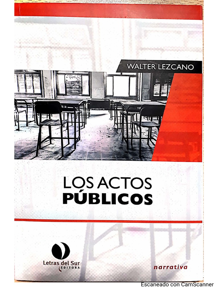 Walter Lezcano - Los Actos Públicos | PDF