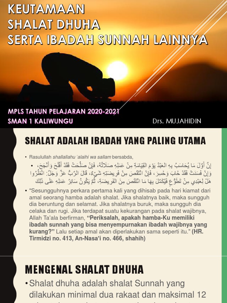 Keutamaan Shalat Dhuha | PDF