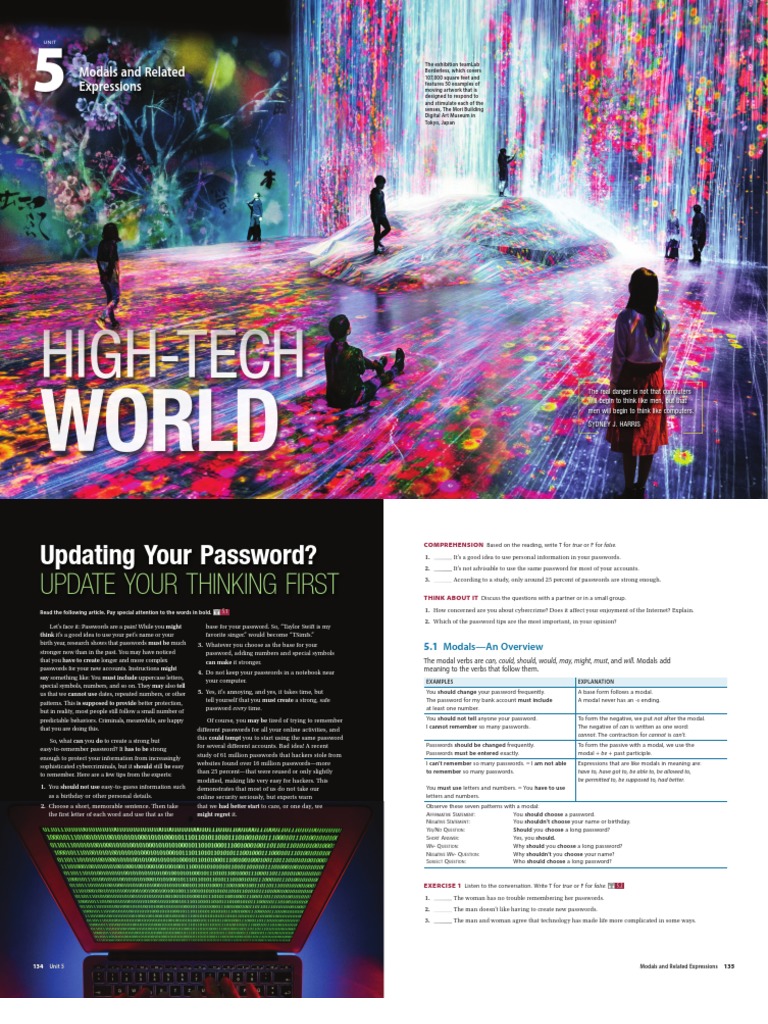 Level 3 Unit 5 | Download Free PDF | Password | Linguistics