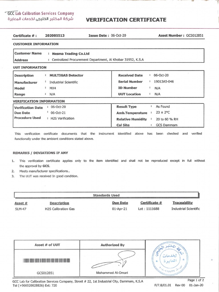 Multigas Detector Mx4 | PDF